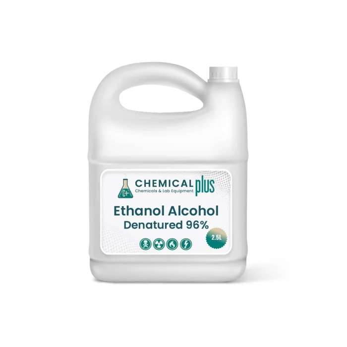 Ethanol Alcohol, Denatured 96%, CP, 2.5L - Chemical Plus